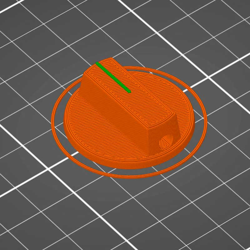 stl-file for Needle Position knob - BERNINA 910, 930 & 931