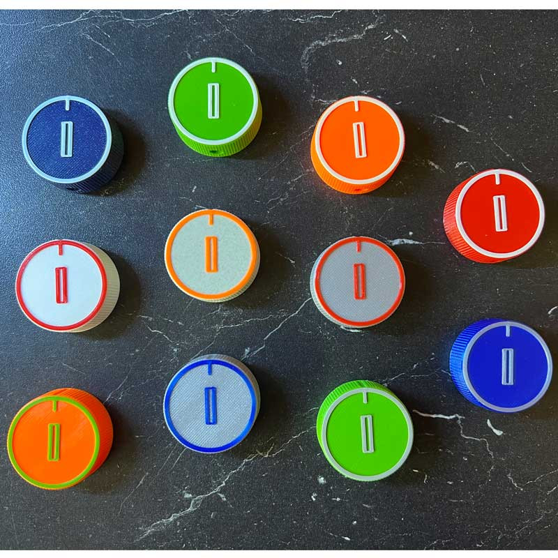 stl-file for Stitch width knob - BERNINA 707-708, 801-807, 830 & 831